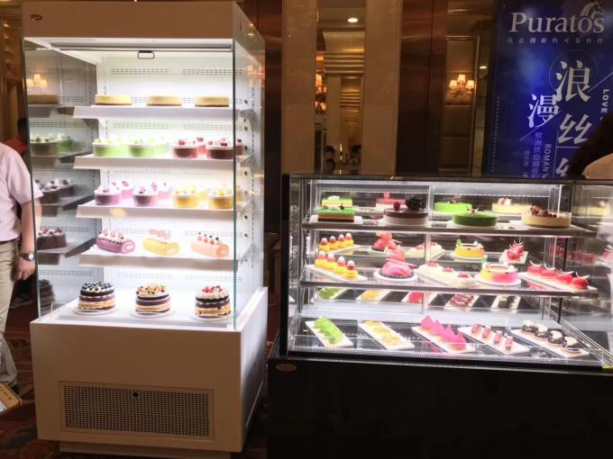 Dual Temperature Open Display Showcase Top Hot Bottom Cold 2 in 1