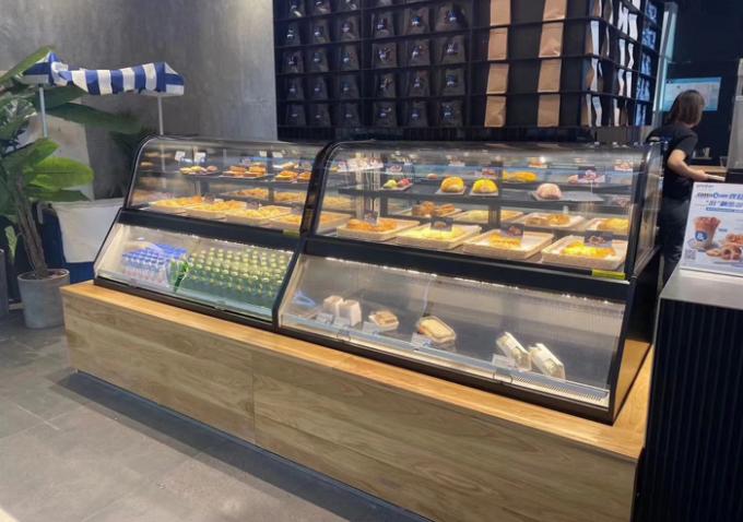 Combined Refrigerated Open Display Cases Full Cooling Separtely Controlled