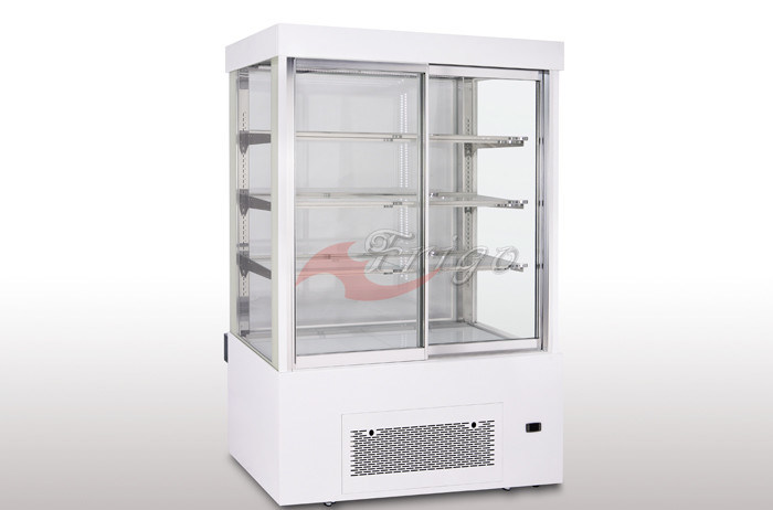 Multideck Open Chiller Food Display Showcase With Front Sliding Door ...