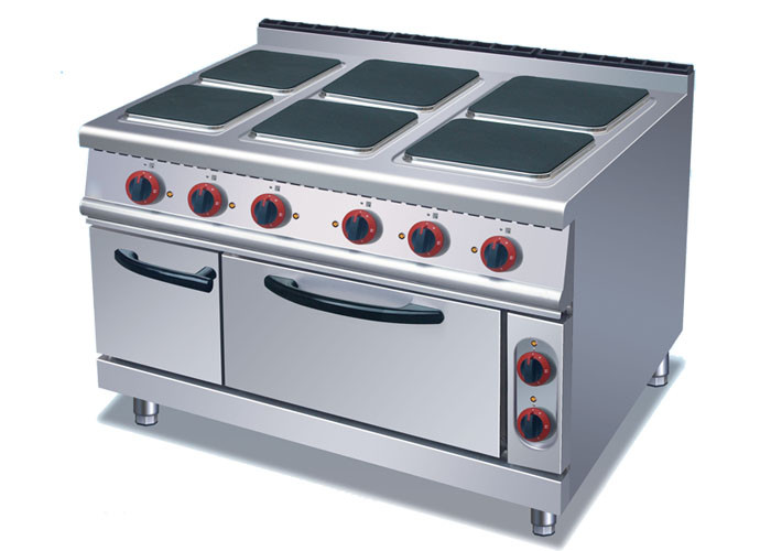 4 Or 6 Plates Electric Range Cookers Round / Square Freestanding ...