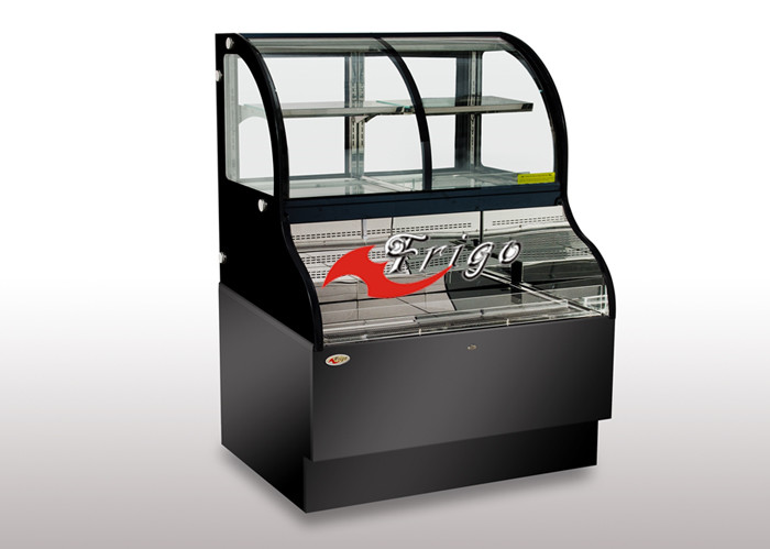 ETL Approved Coffee Shop Open Display Cases R290 Or R404A Bottom Open ...